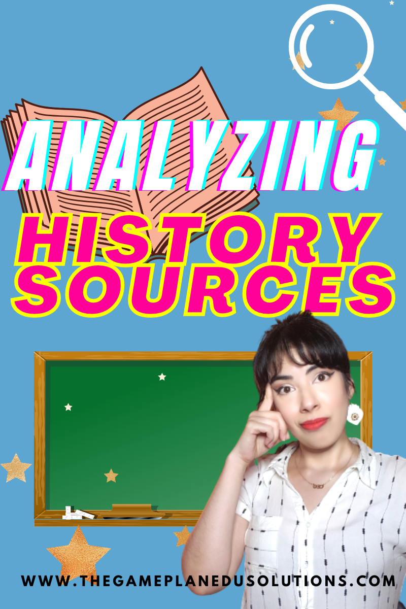 Teach Historical Thinking Skills: Analyzing History Sources – The Game ...